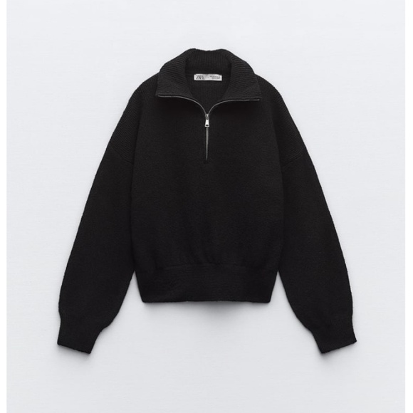 Zara | Sweaters | Zara Knit Zip Sweater | Poshmark